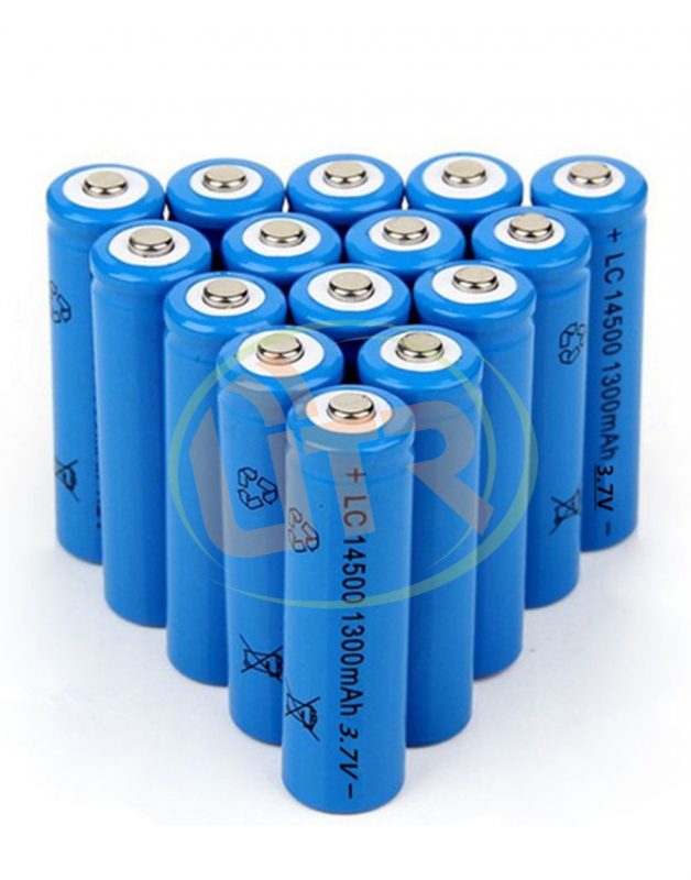 14500 Lithium Rechargeable Battery 3.7v AA 1300mAh – UTR-TECH