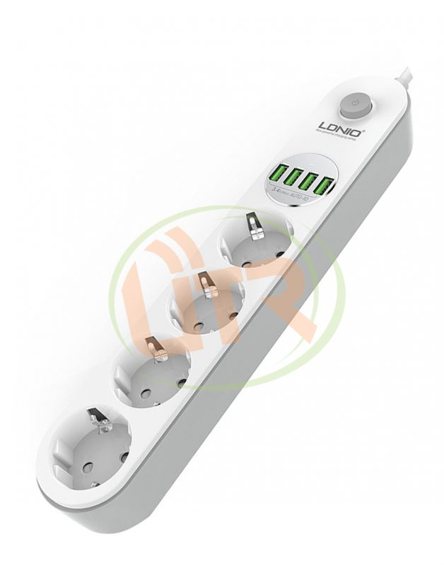 4 Port + 4 USB Power Socket LDNIO 4U Anti-Static – UTR-TECH