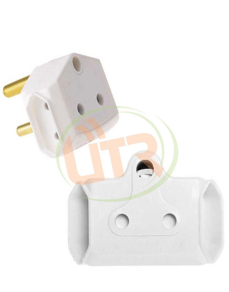 3 Way Adaptor ? 1 X 16amp, 2 X 5amp 2 Pin – UTR-TECH